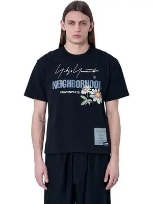 Yohji Yamamoto Logo Motif T-shirt - Black