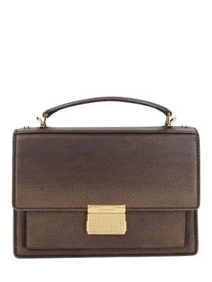GOLDEN GOOSE Leather Top Handle Bag - Brown