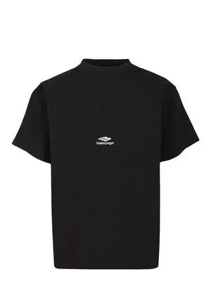 Balenciaga Oversized T-shirt - Black