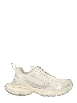 Balenciaga Layered Logo Sneakers - Cream