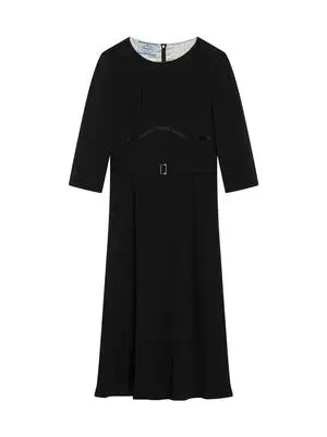 Prada Silk-blend Dress - Black