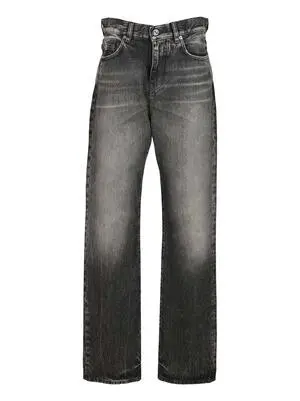 Versace Loose Denim Jeans - Gray