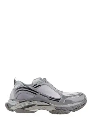 Balenciaga Triple S.2 Gradient Mesh And Nylon Insert Sneakers With Used Effect - Multicolor