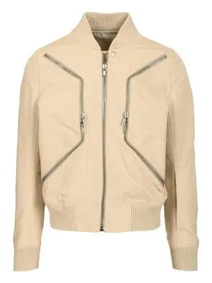 Rick Owens Heizer Flight Jacket - Cream