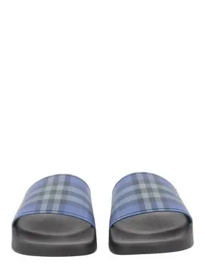 Burberry BURBERRY Checked Slides Multicolor