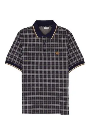 Burberry Checked Polo Shirt - Multicolor