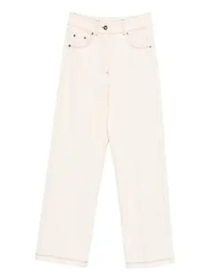 Max Mara Straight Trousers Cream