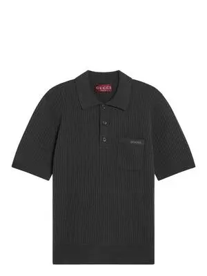 Gucci Military Wool And Cashmere Polo - Green