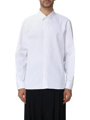 Saint Laurent Shirt In Cotton Poplin - White