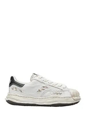 Mihara Yasuhiro MAISON MIHARA YASUHIRO Blakey Sneakers In Cotton Canvas White