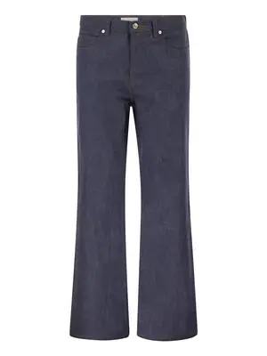 A.p.c. Cotton Denim Flared-leg Jeans - Multicolor