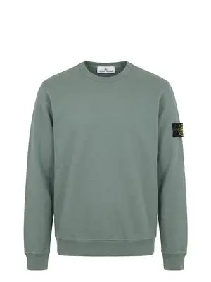 Stone Island Organic Cotton Fleece Sweatshirt - Multicolor
