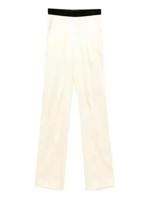 TOM FORD Tom Ford Yellow Trousers - Straight Trousers Women Yellow