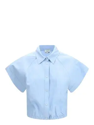 Jacob Cohen Striped Viscose And Linen Canvas Shirt - Blue