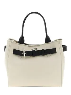TOM FORD Tom Ford Audrey Small Canvas Tote Bag Multicolor