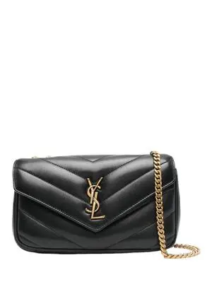 Saint Laurent SAINT LAURENT Leather Shoulder Bag Black