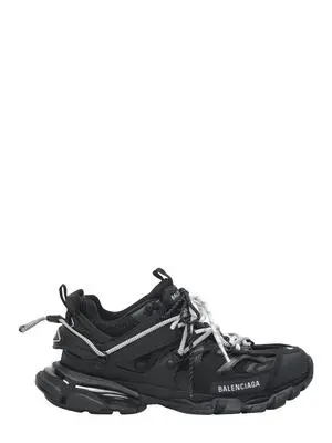 Balenciaga Balenciaga Low Track Sneakers In Black And White Men Black
