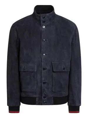 Gucci Leather Jacket - Blue