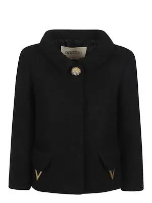 Valentino Garavani Vlogo Signature Wool Jacket - Multicolor