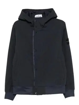 Stone Island Hooded Jacket - Blue
