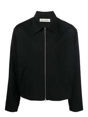 Our Legacy Our Legacy Virgin Wool Bomber Jacket Black