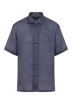 Brioni Cuban Shirt - Blue
