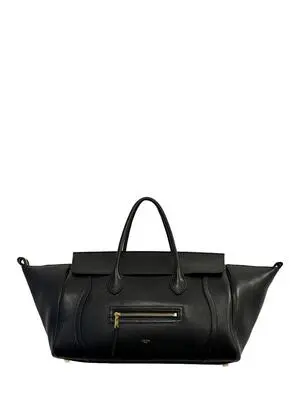 Celine Luggage Medium Tote Bag - Onyx Black