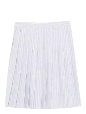Miu Miu Cotton Midi Skirt - Multicolor