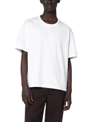 Séfr Mauro T-shirt In Organic Cotton - White