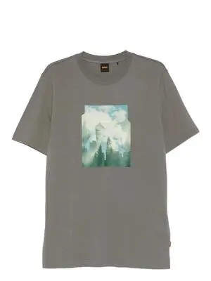 BOSS Grey T-shirts & Vests T-shirts - Gray