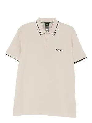 BOSS Neutrals Polo Shirts - Cream