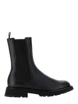 Alexander McQueen Leather Boot - Multicolor