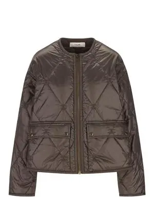Celine Quilted Nylon Jacket - Multicolor