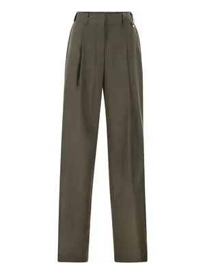 Herno Tropical Wool Trousers - Multicolor