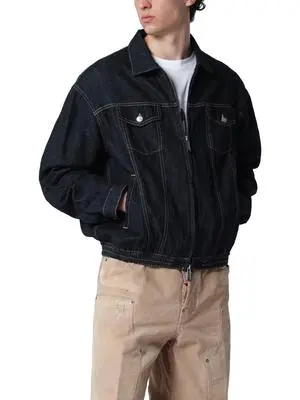 Dsquared2 Denim Zip-up Jacket - Blue