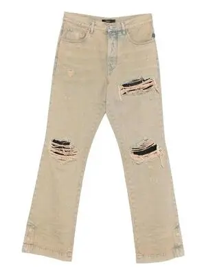 Amiri Denim Bootcut Jeans - Cream