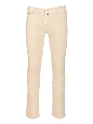 JACOB COHЁN JACOB COHEN Slim-Fit Cotton Twill Nick Jeans White