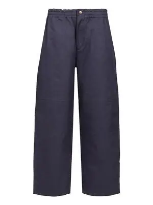 Moncler Cotton Gabardine Trousers - Blue