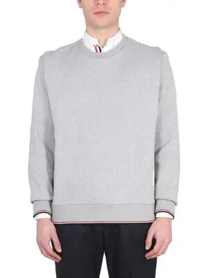 THOM BROWNE Thom Browne Men Herringbone Jersey
