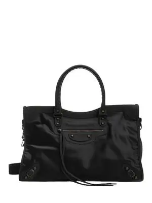 Balenciaga Le City Large Nylon Bag - Black