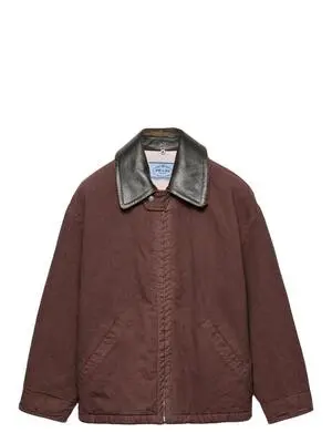 Prada Oversized Zip Fastening Jacket - Brown