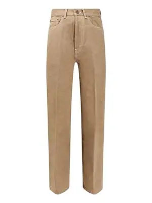 Celine Boyfriend 002 Cotton Trousers - Multicolor