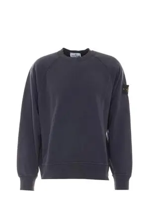 Stone Island Logo Sweatshirt - Blue