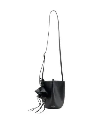 Givenchy Nano Snap Leather Crossbody Bag - Black
