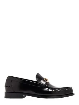 Versace VERSACE Leather Loafers Black