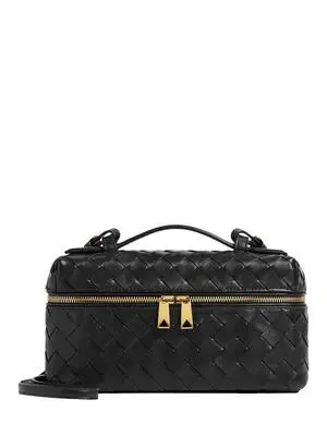 Bottega Veneta BOTTEGA VENETA Intrecciato Beauty Case Black