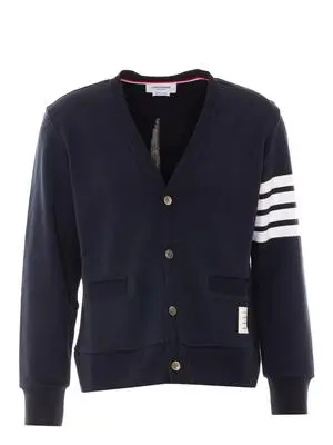 Thom Browne 4bar Cardigan - Black