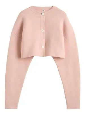 TOTEME TOTEME Wool Cropped Cardigan Multicolor