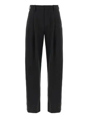 Moncler X Edward Enninful Wool Blend Trousers - Black