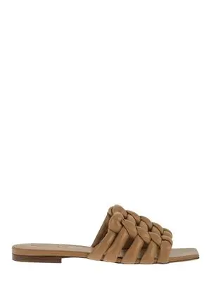 TOD'S Leather Sandals - Brown